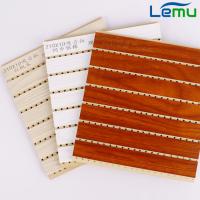 China Decorate Your Interior with Damask Pattern WPC Wall Panel and Insulated Slat Wood for sale