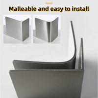 China Brushed Surface Bamboo Charcoal Board PVC Mirror Wall Panel Advantage Eco-friendly for sale