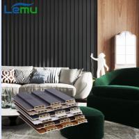 China WPC Laminated Fluted Flat Wall Solid Panel for Indoor Interior Decoration Fence in Gym for sale