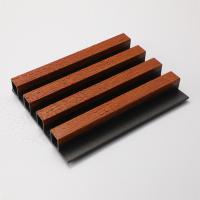 China WPC Wall Panels for Indoor Interior Decoration Fence in Flat Fluted Construction for sale
