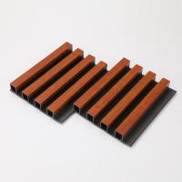 China WPC Wall Panels for Indoor Interior Decoration Fence in Flat Fluted Construction for sale