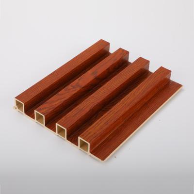 China Indoor Interior Decoration Fence WPC Panels PVC WPC Wall Panels with Free Spare Parts for sale