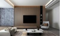 China Indoor Interior Decoration Fence WPC Panels PVC WPC Wall Panels with Free Spare Parts for sale