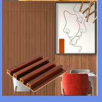 China Indoor Interior Decoration Fence WPC Panels PVC WPC Wall Panels with Free Spare Parts for sale