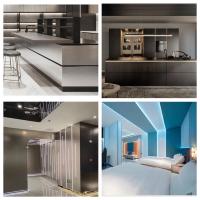 China Modern Interior Decoration 150mm Width Plastic Sheet Wall Paneling with Marble Finish for sale