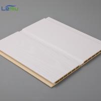 China 200mm Width WPC Paint-free Great Wall Boards for Bamboo Wooden Grille Wall Panels for sale