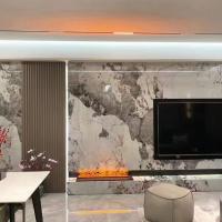 China Interior Wall Decor Materials Marble Bamboo Charcoal Board Veneer for Home Decoration for sale