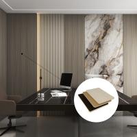 China Interior Wall Decor Materials Marble Bamboo Charcoal Board Veneer for Home Decoration for sale