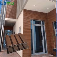 China PE Material Exterior WPC Wall Panels for Outdoor Siding and Weather Resistance for sale