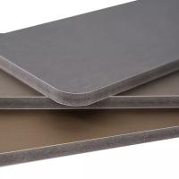 China Soundproof Glossy Marble Bamboo Charcoal Board Veneer Wall Panel  Heat Insulation for sale