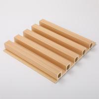 China Modern WPC Laminated Fluted Flat Wall Solid Panel for Indoor Interior Decoration Fence for sale