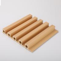 China Modern WPC Laminated Fluted Flat Wall Solid Panel for Indoor Interior Decoration Fence for sale