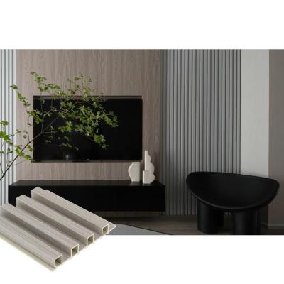 China White PVC Wood Effect Indoor Fluted Wall Panel Marmol Decoration Panels for Interior Home Hotel Wall for sale