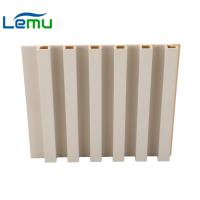 China Slat Interiored Nano PVC Wood Effect Indoor Fluted Wall Panel for Interior Decoration for sale