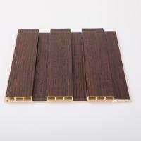 China Slat Interiored Nano PVC Wood Effect Indoor Fluted Wall Panel for Household Decoration for sale