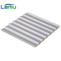 China Waterproof 3D Wave WPC Wall Paneling in 150mm Width for Environmental Protection for sale