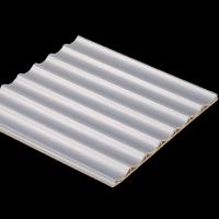 China Brushed Surface WPC Panels PVC WPC Wall Panels for Indoor Interior Decoration Fence for sale