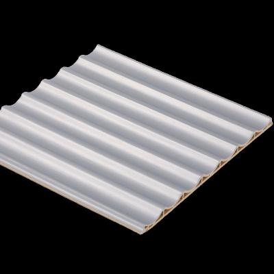 China Brushed Surface WPC Panels PVC WPC Wall Panels for Indoor Interior Decoration Fence for sale