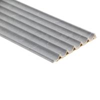 China Slat Interiored Nano PVC Wood Effect Fluted Wall Panel for Modern Simplicity Style for sale