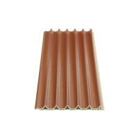 China Slat Interiored Nano PVC Wood Effect Fluted Wall Panel for Modern Simplicity Style for sale