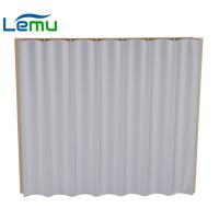 China 200 Inner Semicircle WPC Wall Panel for Interior Wall Cladding in Home and Mall Design for sale