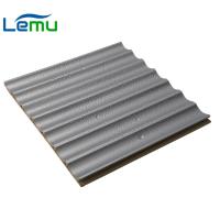 China 200 Inner Semicircle WPC Wall Panel for Interior Wall Cladding in Home and Mall Design for sale