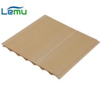 China 200 Inner Semicircle WPC Wall Panel for Interior Wall Cladding in Home and Mall Design for sale