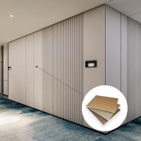 China Glossy Marble Bamboo Charcoal Board Veneer Wall Panel for Modern Commercial Buildings for sale