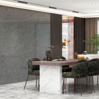 China Damask Pattern Carbon Crystal Plate Wall Panel with Wood-plastic Composite Material for sale