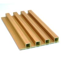 China 2.9m Fluted Indoor WPC Wall Panels 3D Slat Interiored Nano Effect Decoration for sale