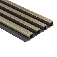 China 2.9m Fluted Indoor WPC Wall Panels 3D Slat Interiored Nano Effect Decoration for sale