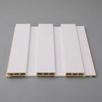 China Laminated Fluted Flat Wall Solid Panel WPC Panels for Indoor Interior Decoration for sale