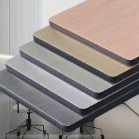 China Brushed Surface Bamboo Charcoal Solid Board PVC Wood Metal Plate in Damask Pattern for sale