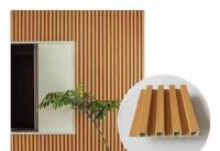China 3D Surface WPC Insulated Slat Wood PVC Decorate Wall Panel for Interior Refurbishment for sale