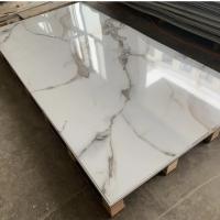 China Modern Design Glossy Marble Bamboo Charcoal Board Veneer for Mould-Proof Wall Panel for sale