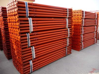 China Red painted adjustable scaffolding prop post shore mild steel shoring prop 3.5m for sale