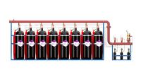 China External Storage Pressure FM200 Fire Extinguishing System QMP4.2/150W-DY for sale