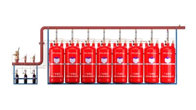 China External Storage Pressure FM200 Fire Extinguishing System QMP4.2/180W for sale