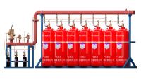 China Lnternal Storage Pressure FM200 Gas Fire Extinguishing System QMQ4.2/150N for sale