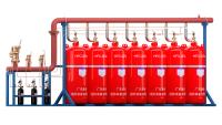 China Lnternal Storage Pressure FM200 Gas Fire Extinguishing System QMQ4.2/150N for sale
