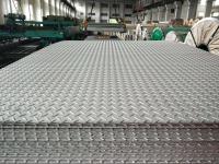 China 4x10 Ft 316 Stainless Steel Embossed Diamond Plate Sheet 2B BA 2.5-8mm for sale