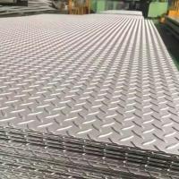 China 4x10 Ft 316 Stainless Steel Embossed Diamond Plate Sheet 2B BA 2.5-8mm for sale