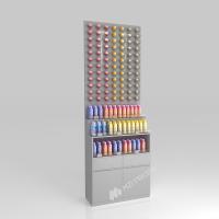 China GDR01-BZ-05 Retail Display Pillar with Grey Pillar and 3mm Acrylic for High-End Brand Showcases for sale