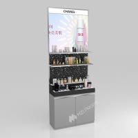 China GDR02-BG02 Skincare Display Cabinet with Stainless Steel Tube and 60mm Soft Film Light Box for Fashion Boutiques for sale