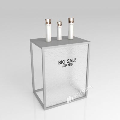 China GDR05-JC09-B Beauty Display Rack with 3mm Granular Semi-Transparent Acrylic and Enhanced Visual Appeal for Fashion Boutique for sale