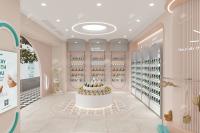 China 06-DBAS Maternity And Baby Store Design With Dopamine Style for sale