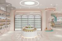 China 06-DBAS Maternity And Baby Store Design With Dopamine Style for sale