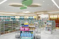 China 06-MSWRS Pharmacy Model Store With Wood Warm Style for sale