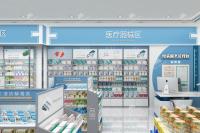 China 03-GJZYS Pharmacy Shop Design With Advanced Professional Style for sale