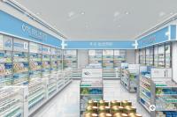 China 03-GJZYS Pharmacy Shop Design With Advanced Professional Style for sale